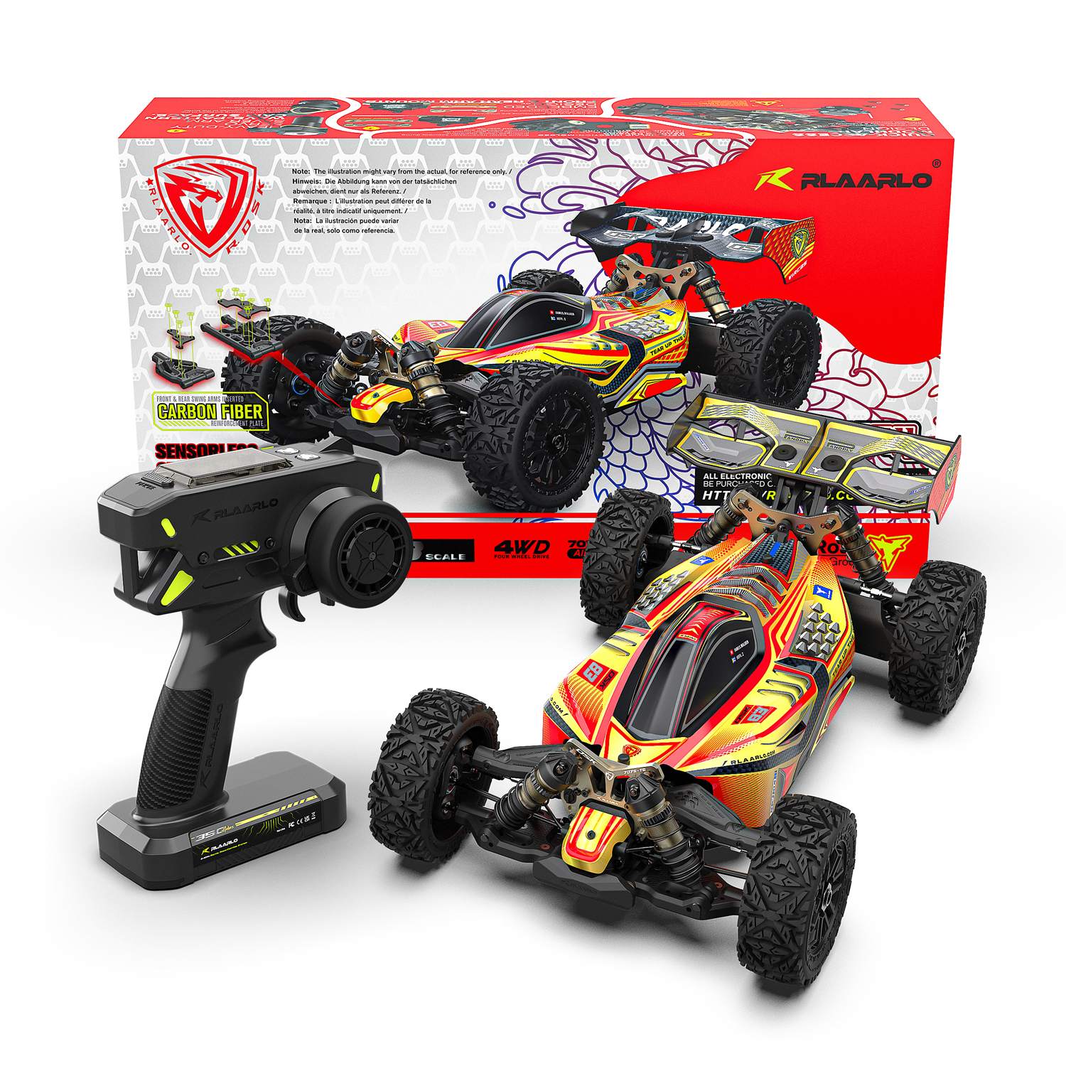 Rlaarlo Dragon Scale Knight |1/8 Racing Buggy|Off-Road Truck|DSK08 RTR