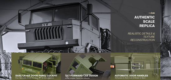 HongYan RC Military Trucks HY6 – Rlaarlo
